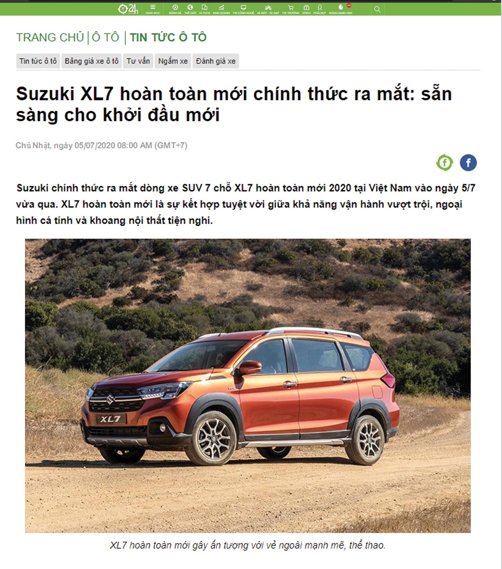 SUZUKI XL7 – Clover Brand Consultancy